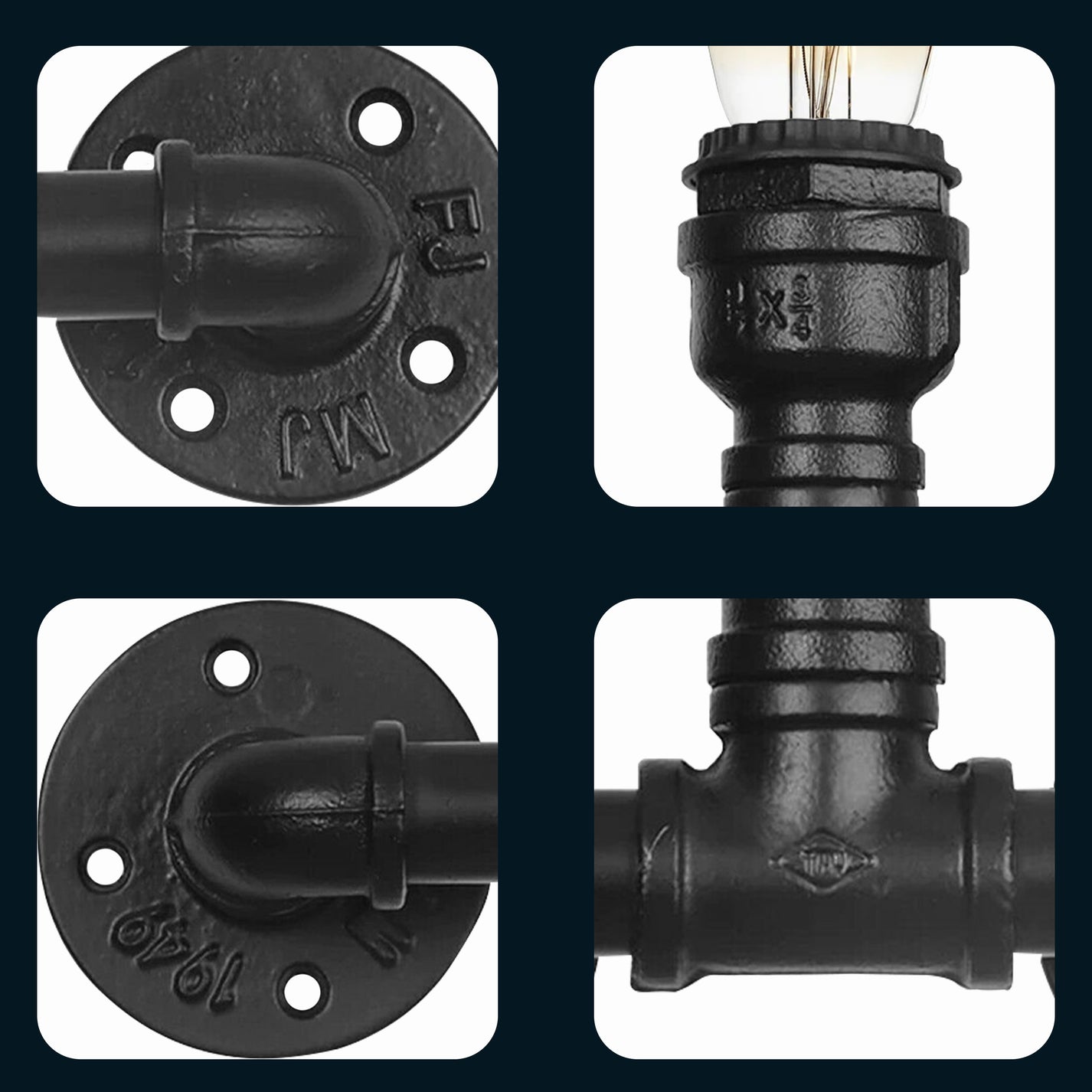 Rustic Red Pipe lighting Fixtures & Indoor Wall Lighting – Relicelectrical